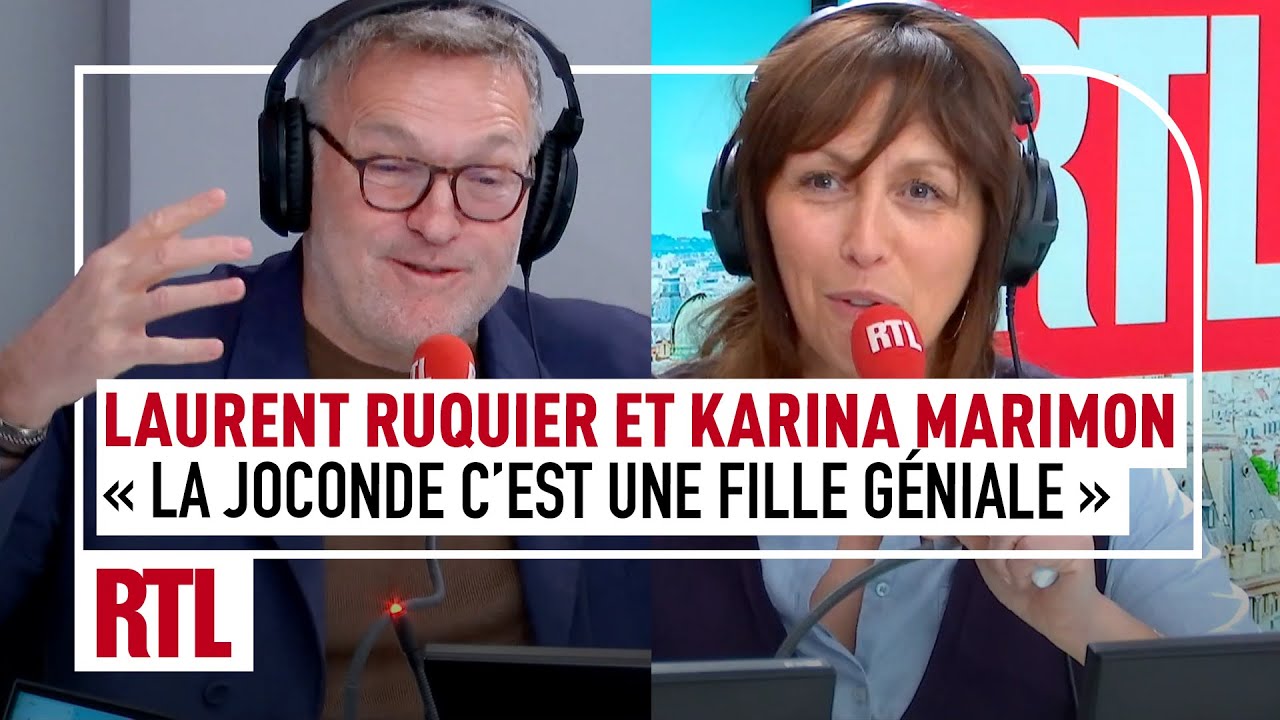 Laurent Ruquier et Karina Marimon : "La Joconde c’est une fille géniale ...