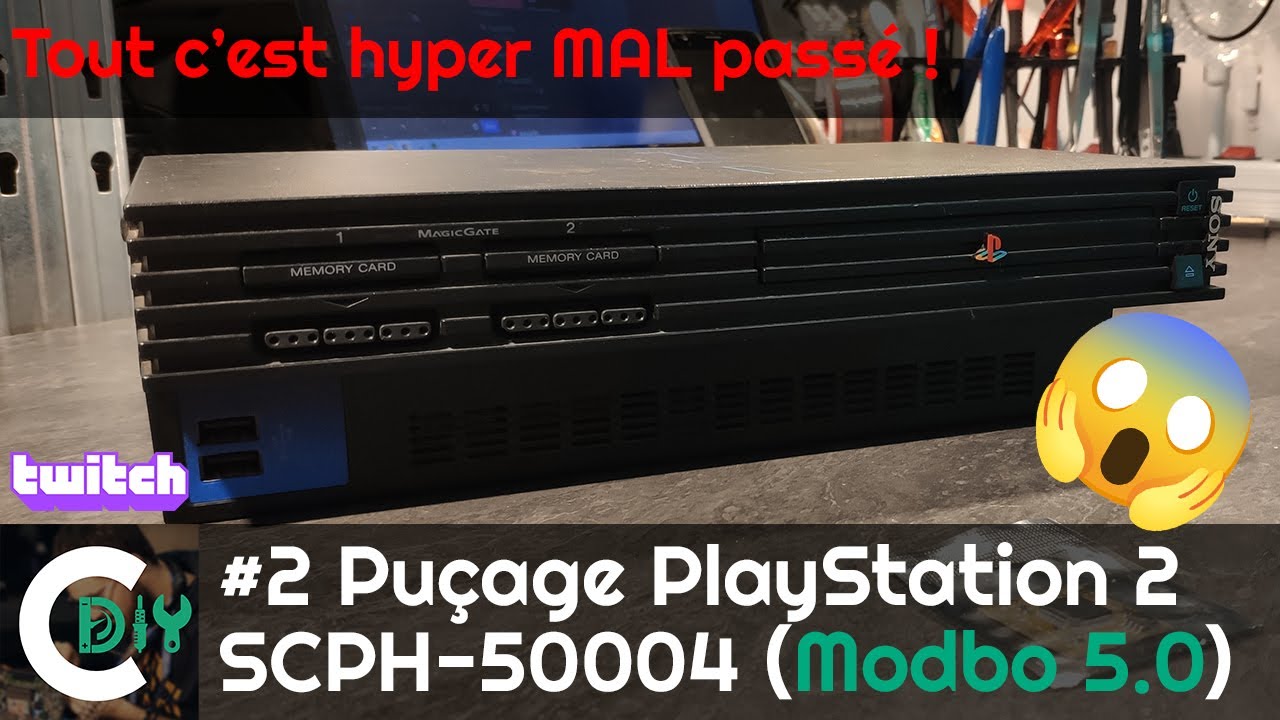 [PS2] #1 Puçage PlayStation 2 SCPH-50004 (Modbo 5.0) - YouTube
