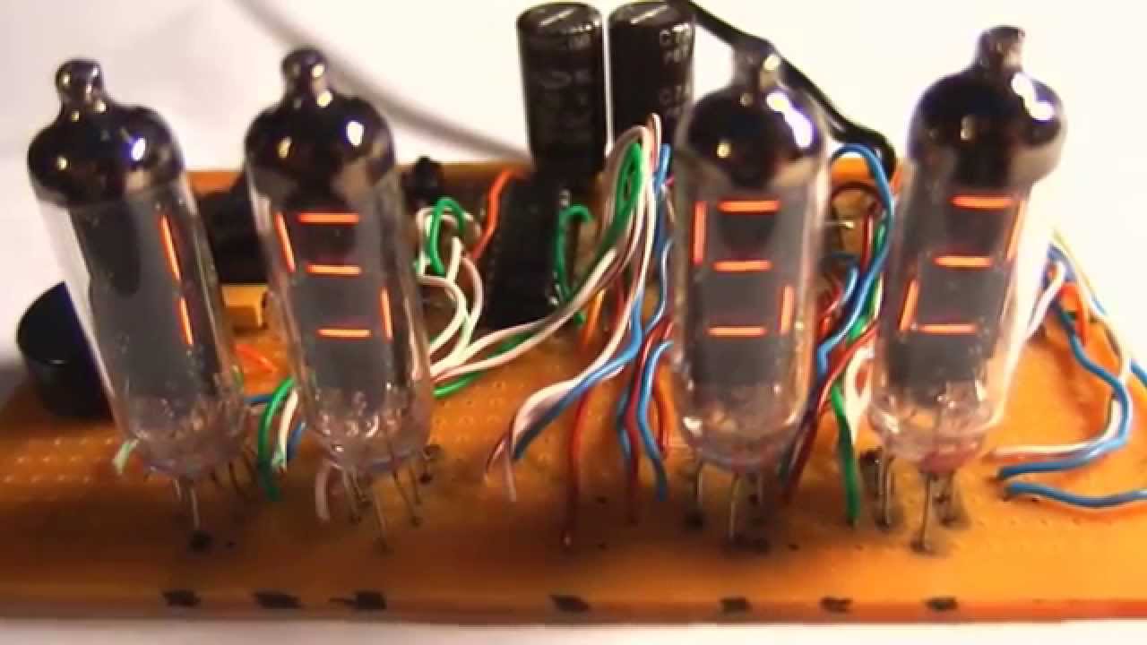 Numitron Clock / Numitronové hodiny - YouTube