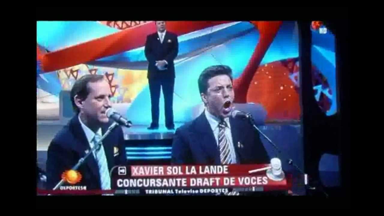 DRAFT DE VOCES 2 - TELEVISA DEPORTES - XAVIER SOL - YouTube