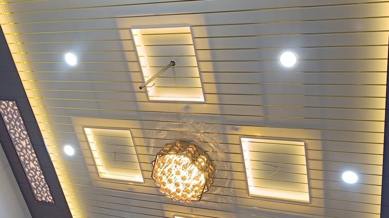 New PVC Ceiling Design For Drawing area #pvcceiling #bedroompvcceiling ...