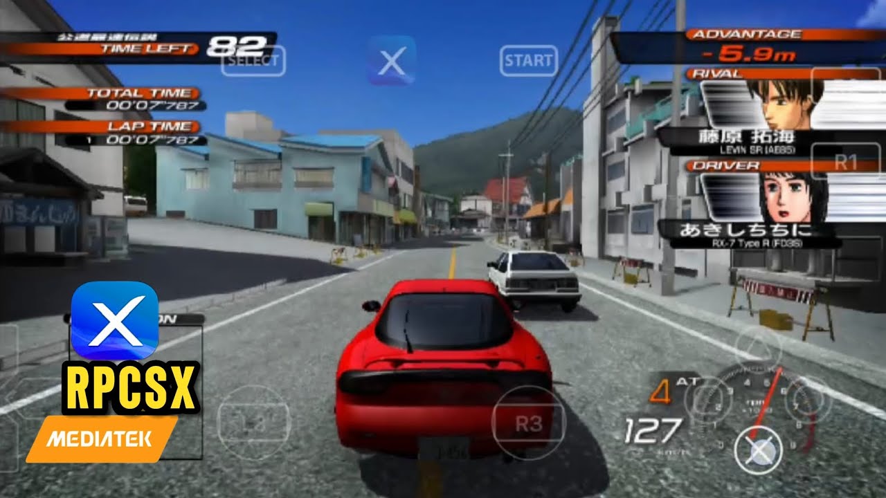 RPCSX Android | Initial D Extreme Stage (PS3) Mediatek Helio G99 - YouTube