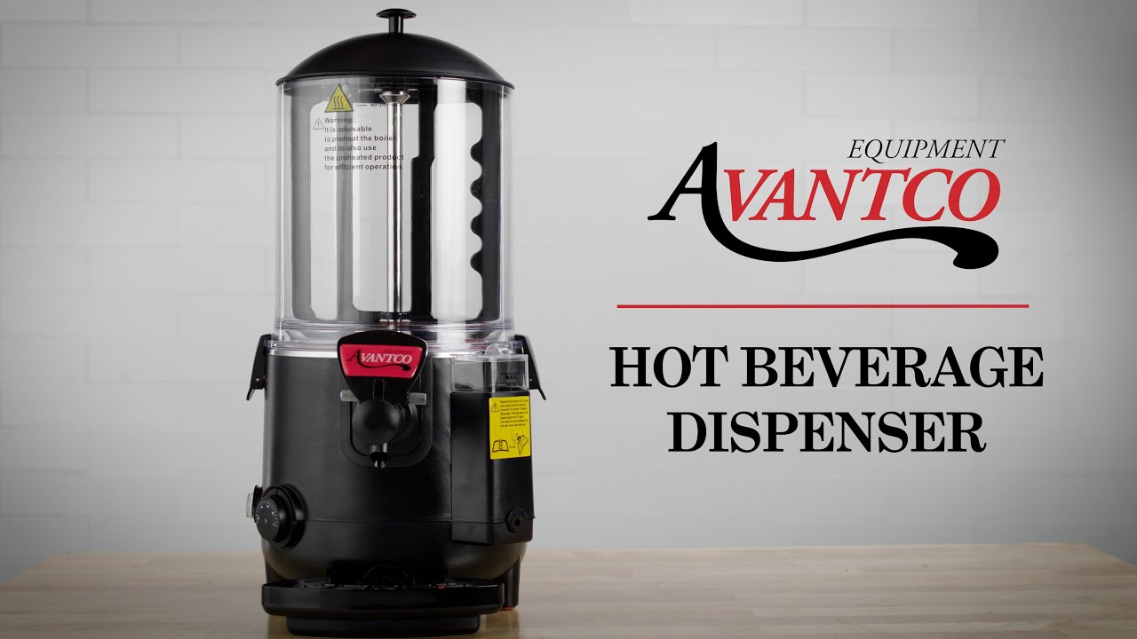 Avantco Hot Beverage Dispenser - YouTube