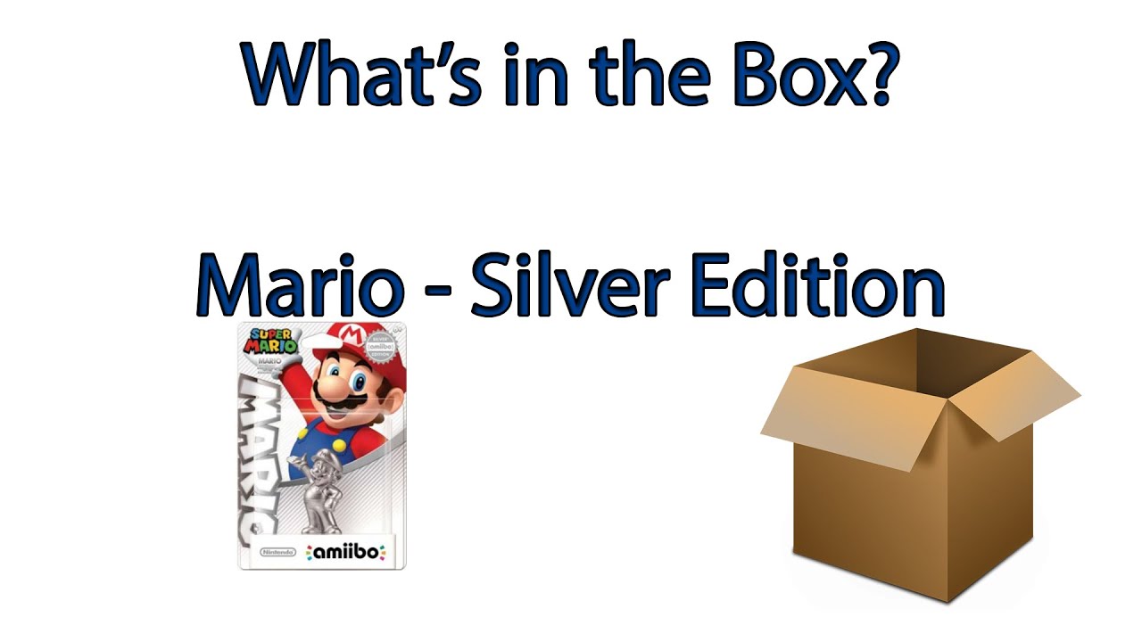 Mario - Silver Edition Amiibo - YouTube