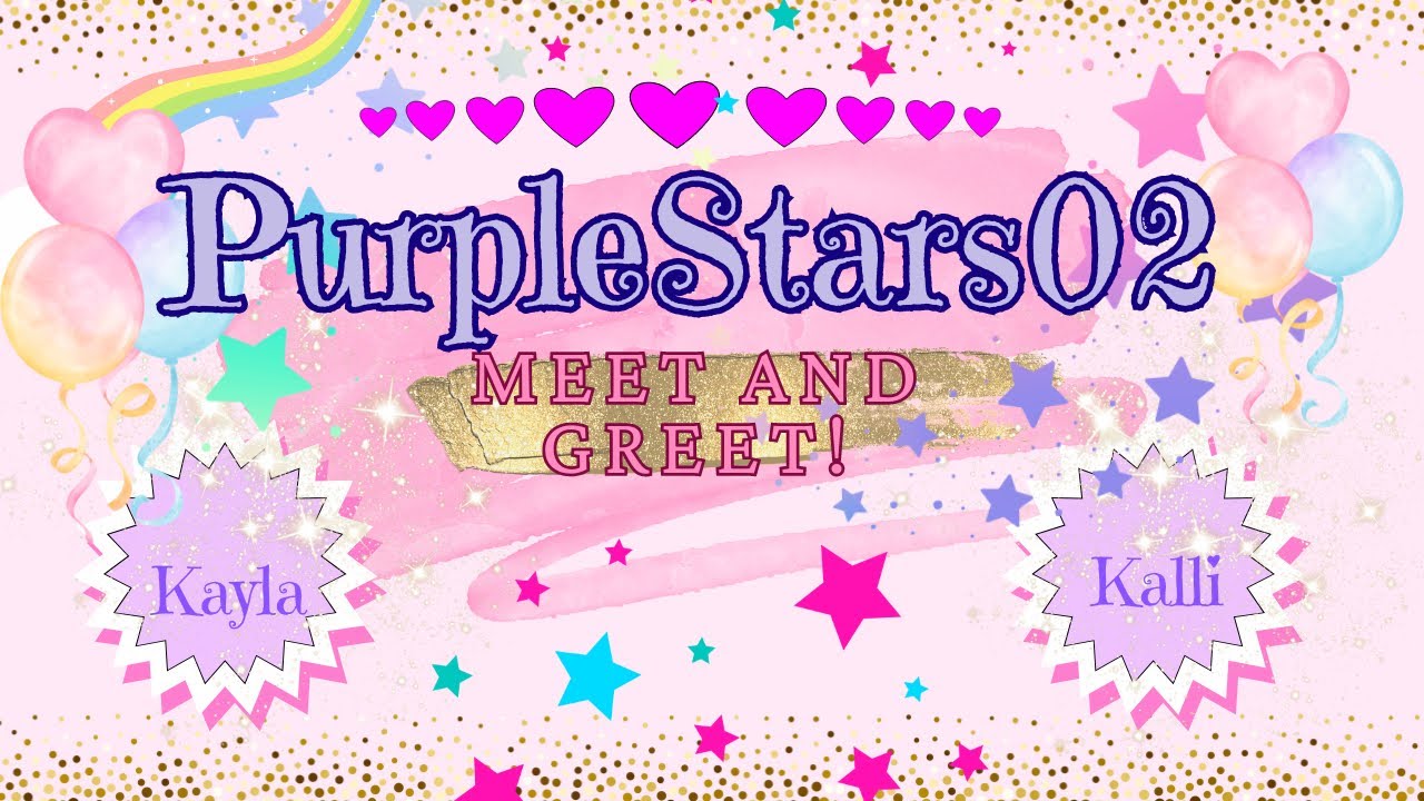 💕🎀MEET AND GREET WITH PURPLESTARS02!🎀💕🤩💜⭐️ #youtuber #positivevibes # ...
