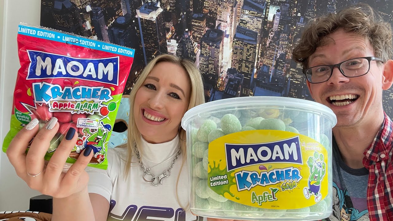 Maoam Kracher Apple-Alarm und Apfel sauer im Test! - YouTube