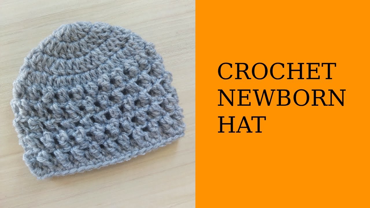 Easy, cute & fast! Step-by-Step Crochet Newborn Hat Tutorial! 🌟 - YouTube