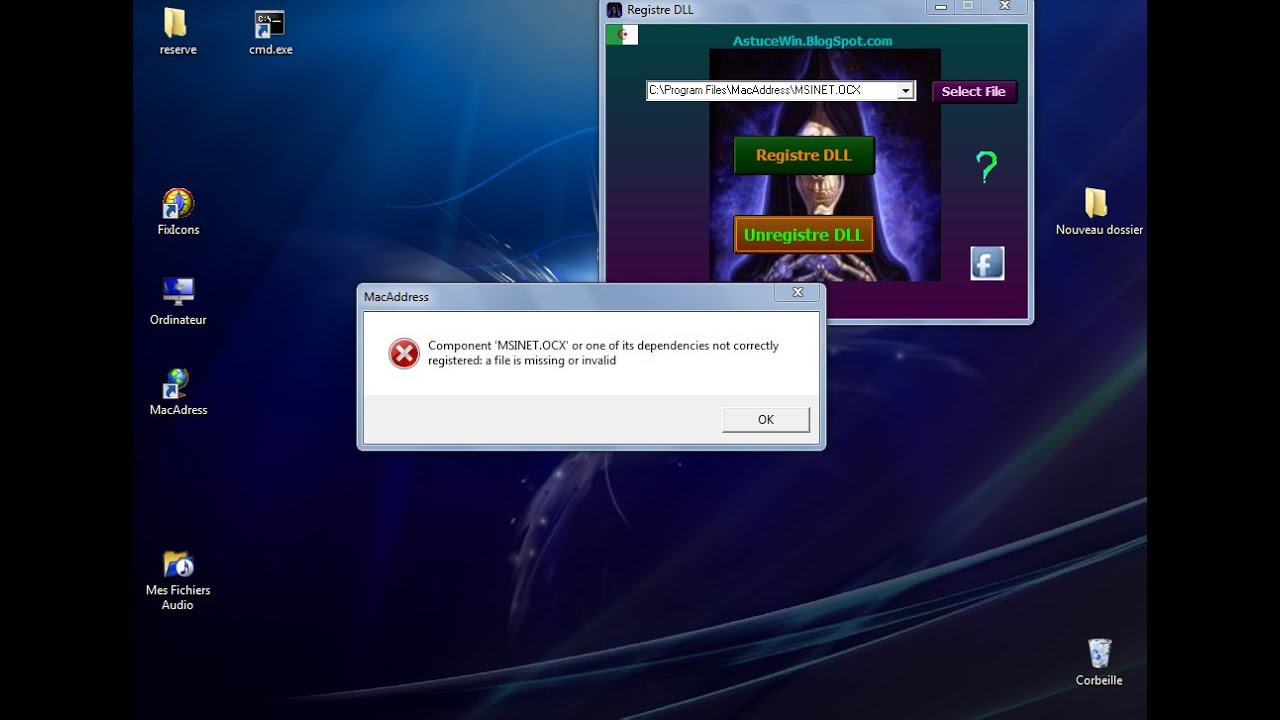Register FIX DLL FILES OCX FILES DLL اصلاح ملفات - YouTube