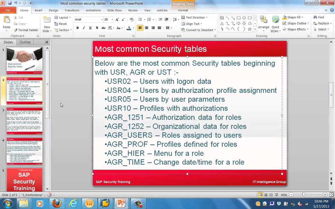 13 Security Tables - YouTube