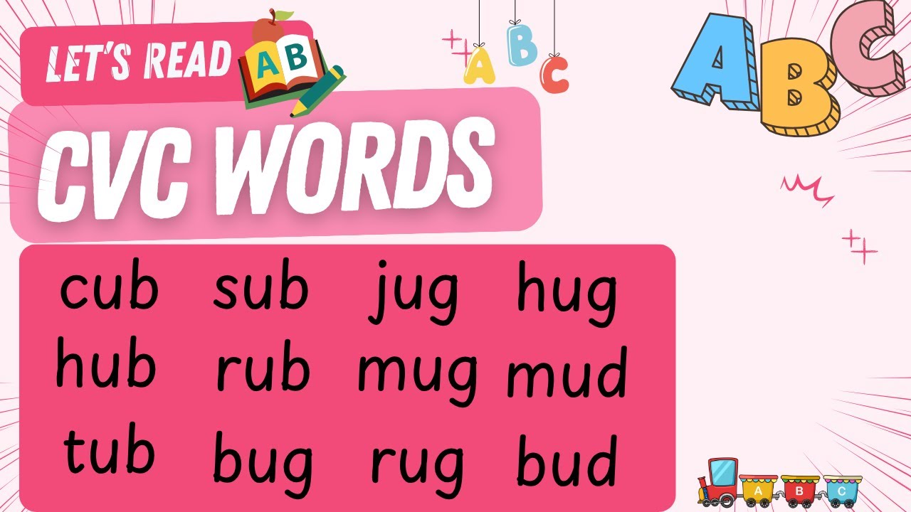 Learn CVC Words | Fun Phonics Lesson for Kids #phonicsforkids # ...