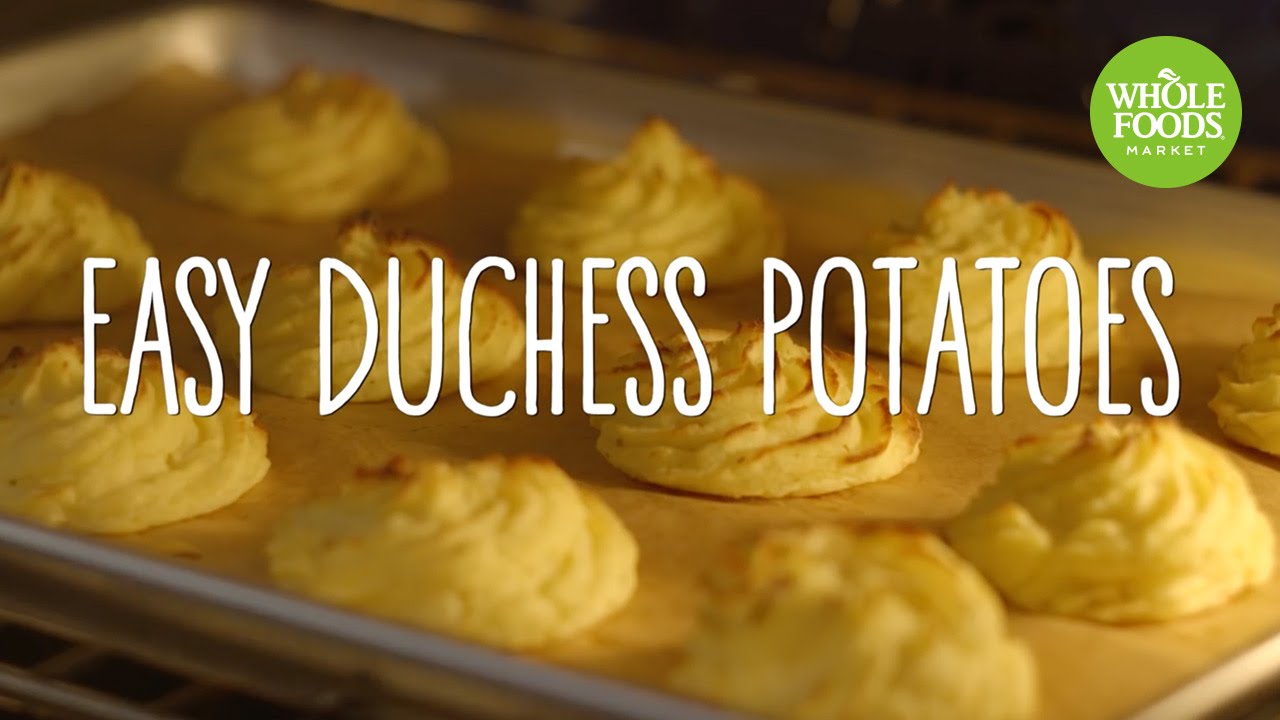 Easy Duchess Potatoes | Freshly Made | Whole Foods Market - YouTube