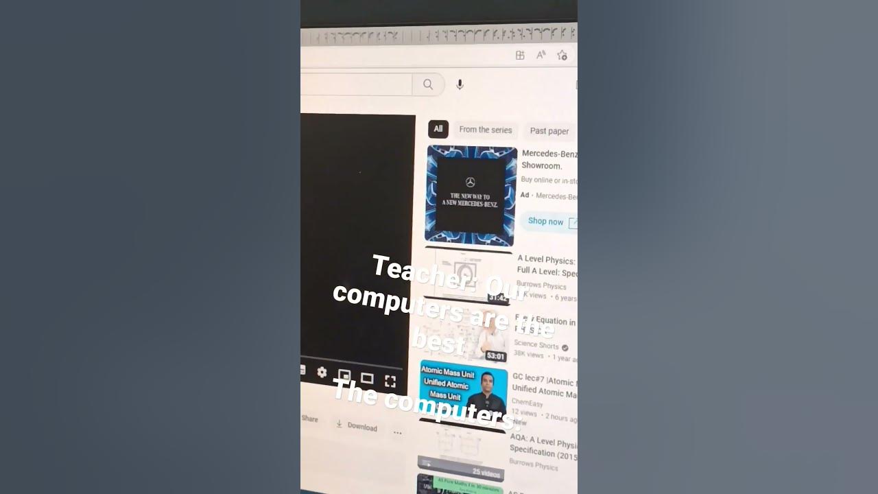 School computers be like: - YouTube