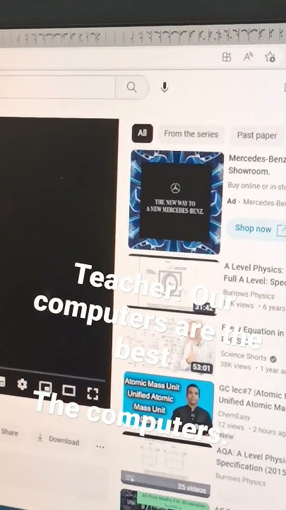 School computers be like: - YouTube