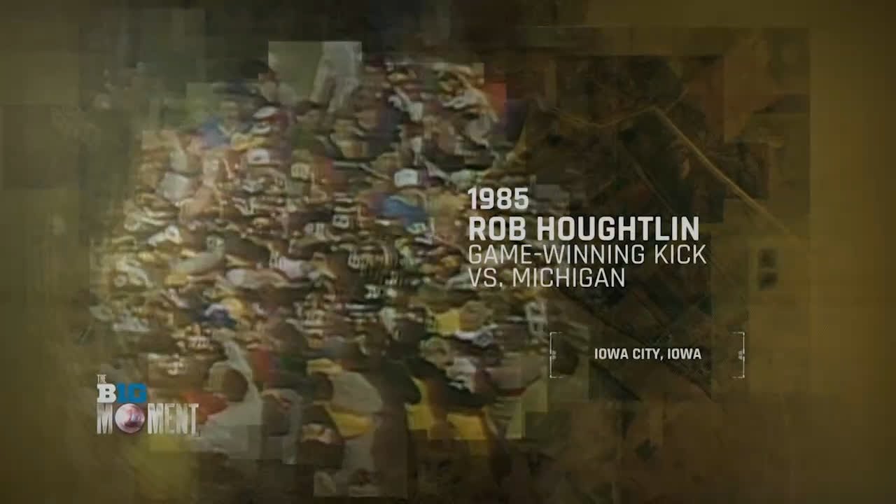 1985: Rob Houghtlin's Last-Second FG Takes Down Michigan | The B1G ...