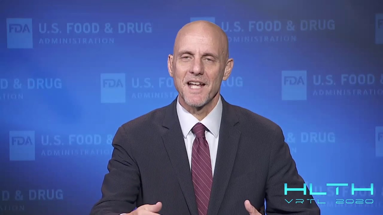 Dr. Stephen Hahn, Commissioner of the U.S. Food and Drug Administration ...