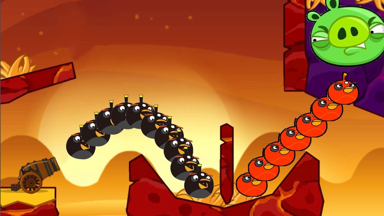 Map of lava and new confrontation - Angry Birds Cannon4 (P3) - YouTube