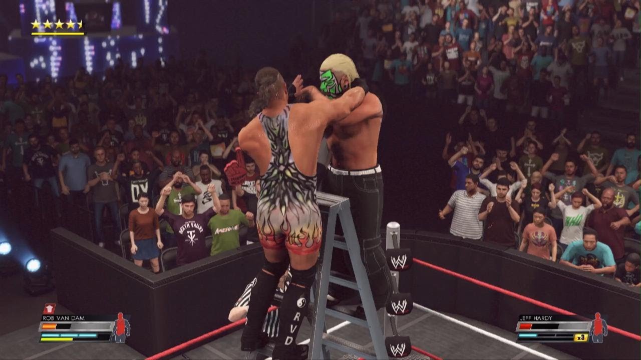 WWE 2K22| RVD Seek To Defend His WWE Championship Against Jeff Hardy ...