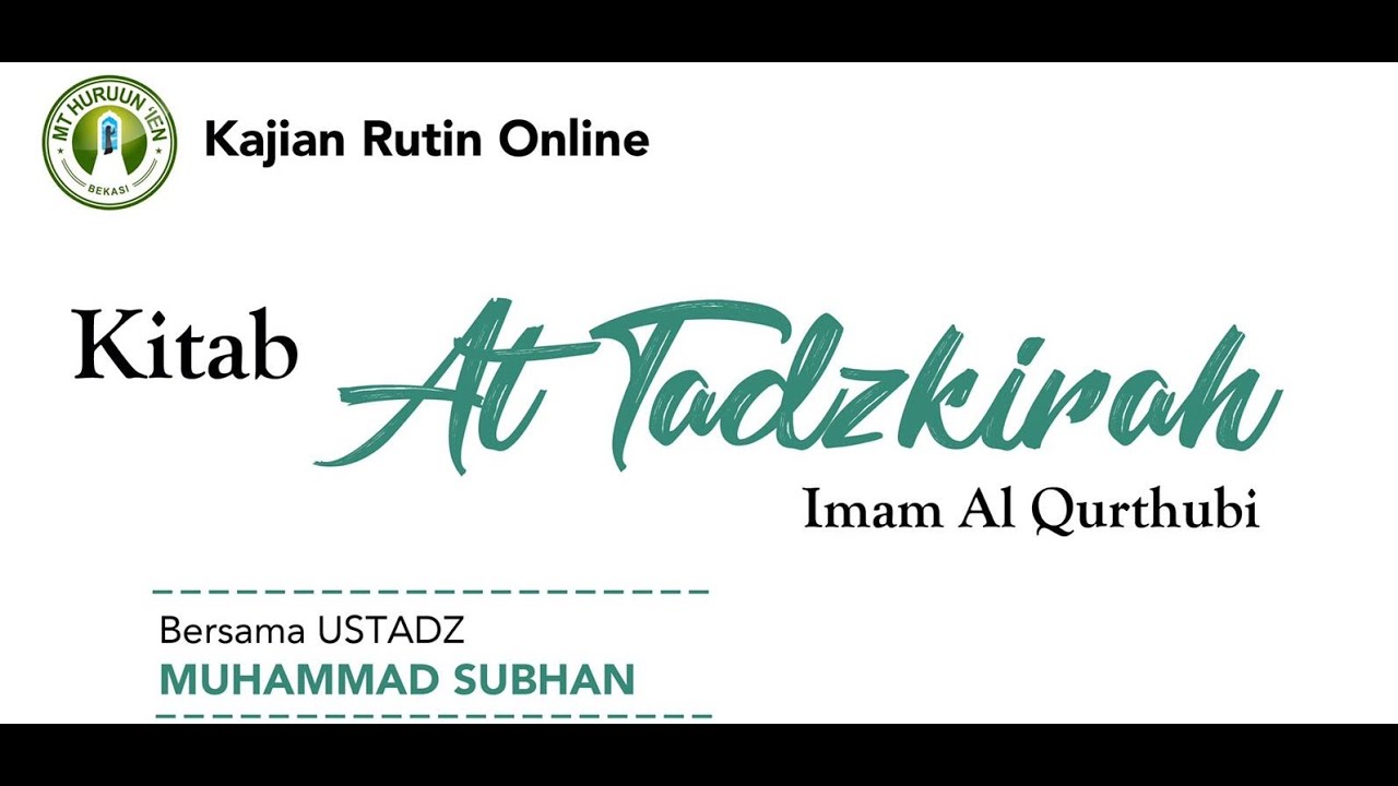 Kajian bersama Ustadz Muhammad Subhan - YouTube