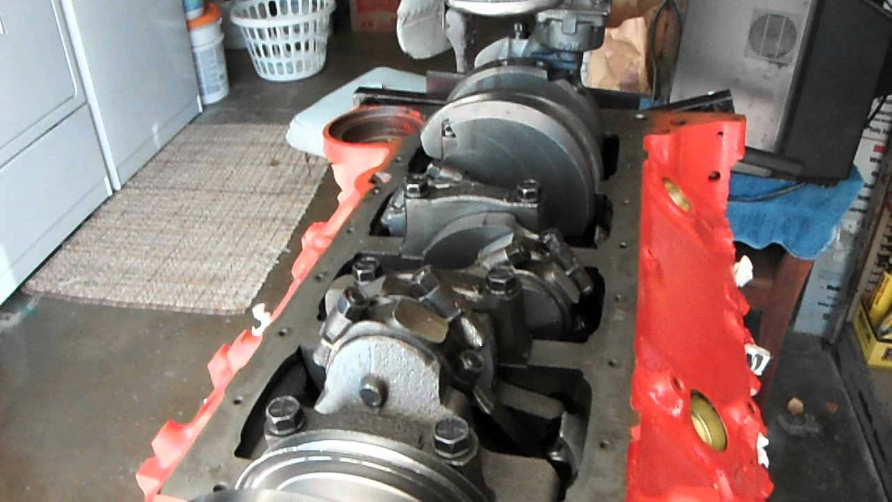 350 SBC Engine reassembly part #4 DSCF2276.AVI - YouTube