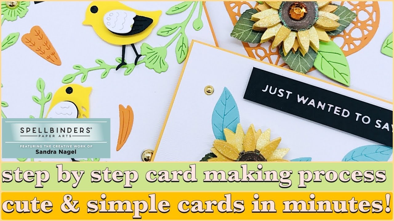 Card Making Tutorial - Cute & Simple Cards in Minutes | Just wanted to ...