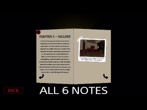 WHERE TO FIND ALL notes in PIGGY BOOK 1 CHAPTER 3 (Gallery) - YouTube