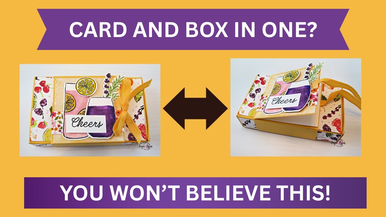 HOW TO MAKE A HANDMADE CARD AND GIFT BOX ALL IN ONE! - YouTube