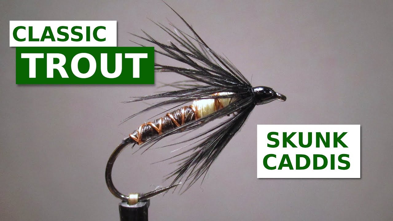 Fly Tying a Skunk Caddis (Nymph Fly Pattern) - YouTube
