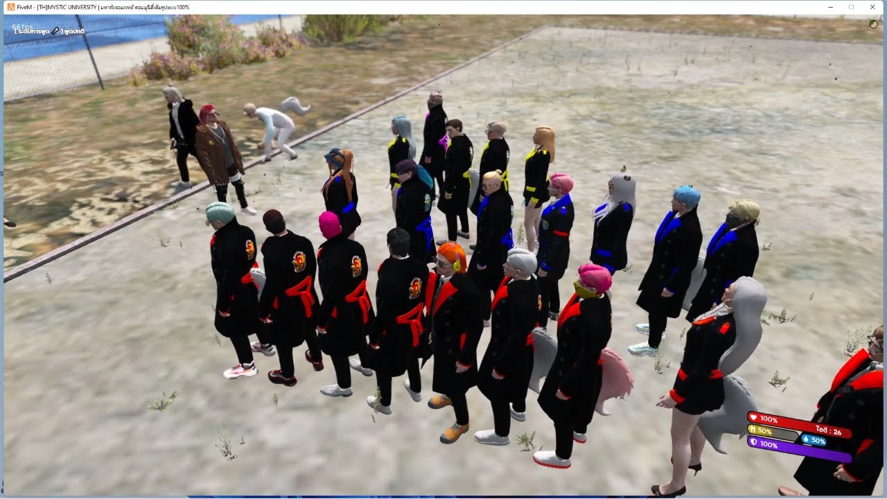 GTA V เรียนวิชาแปลงกาย ปี4 Mystic University Community Roleplay ที่ผสม ...