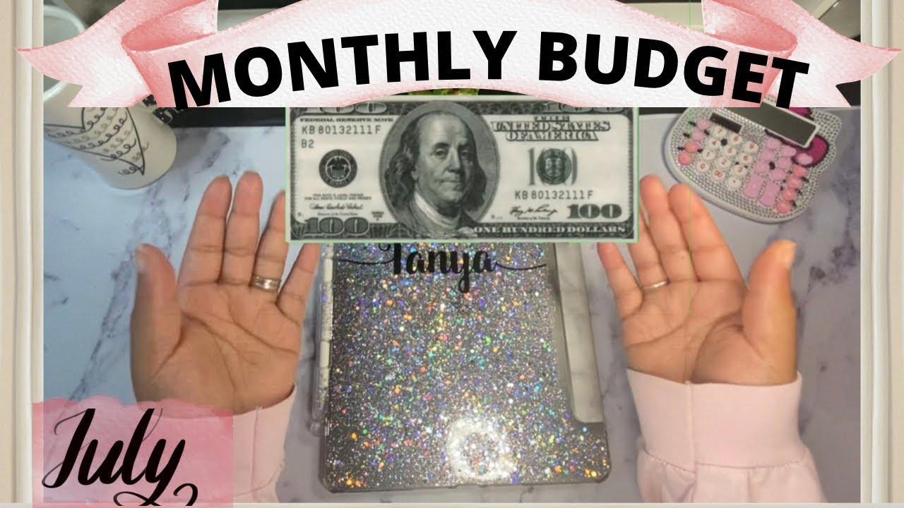 BUDGET WITH ME - JULY | MONEY MOVES| NO SPEND CHALLENGE | 7/1/22 - YouTube