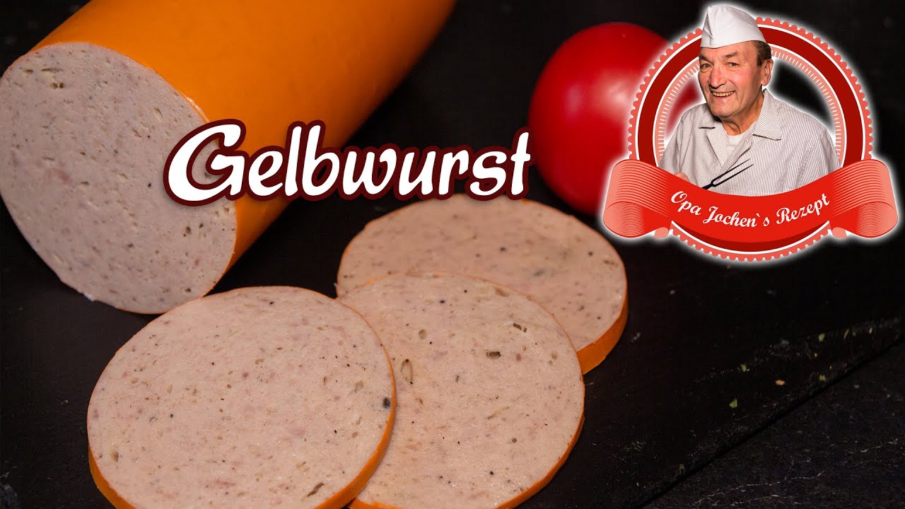 Gelbwurst selber machen - Opa Jochens Rezept - YouTube