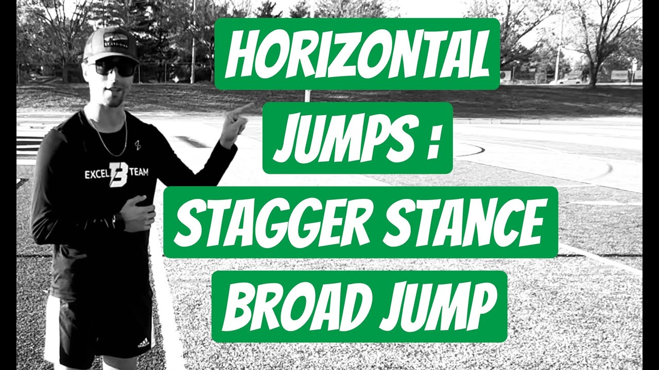 Horizontal Jumps - Stagger Stance Broad Jump - YouTube