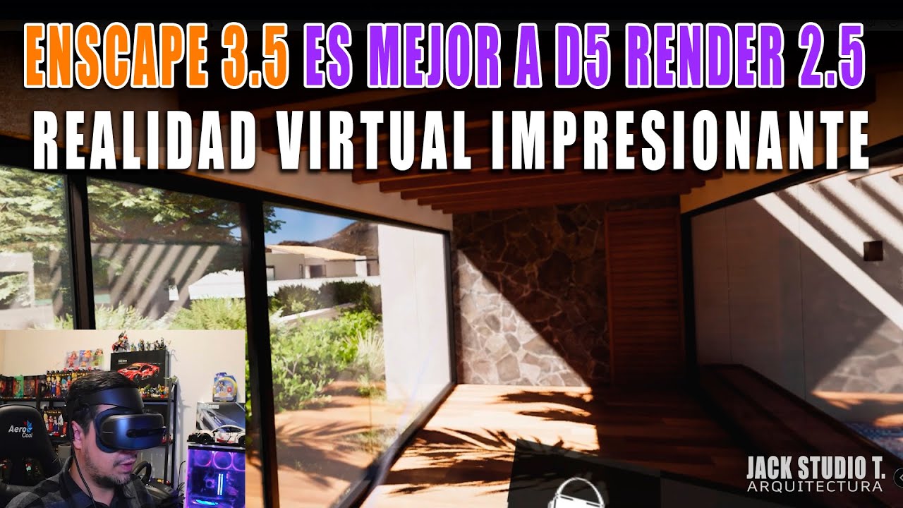 ENSCAPE 3.5 ES MEJOR QUE D5 RENDER 2.5 EN REALIDAD VIRTUAL🔥 - YouTube