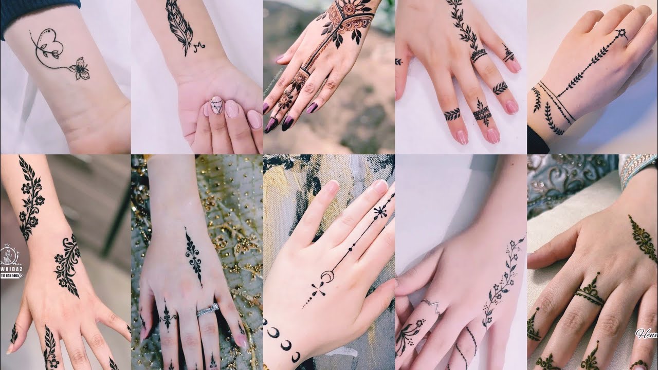 very stylish Khafeef bold Henna Tutorial Latest Beautiful gulf design ...