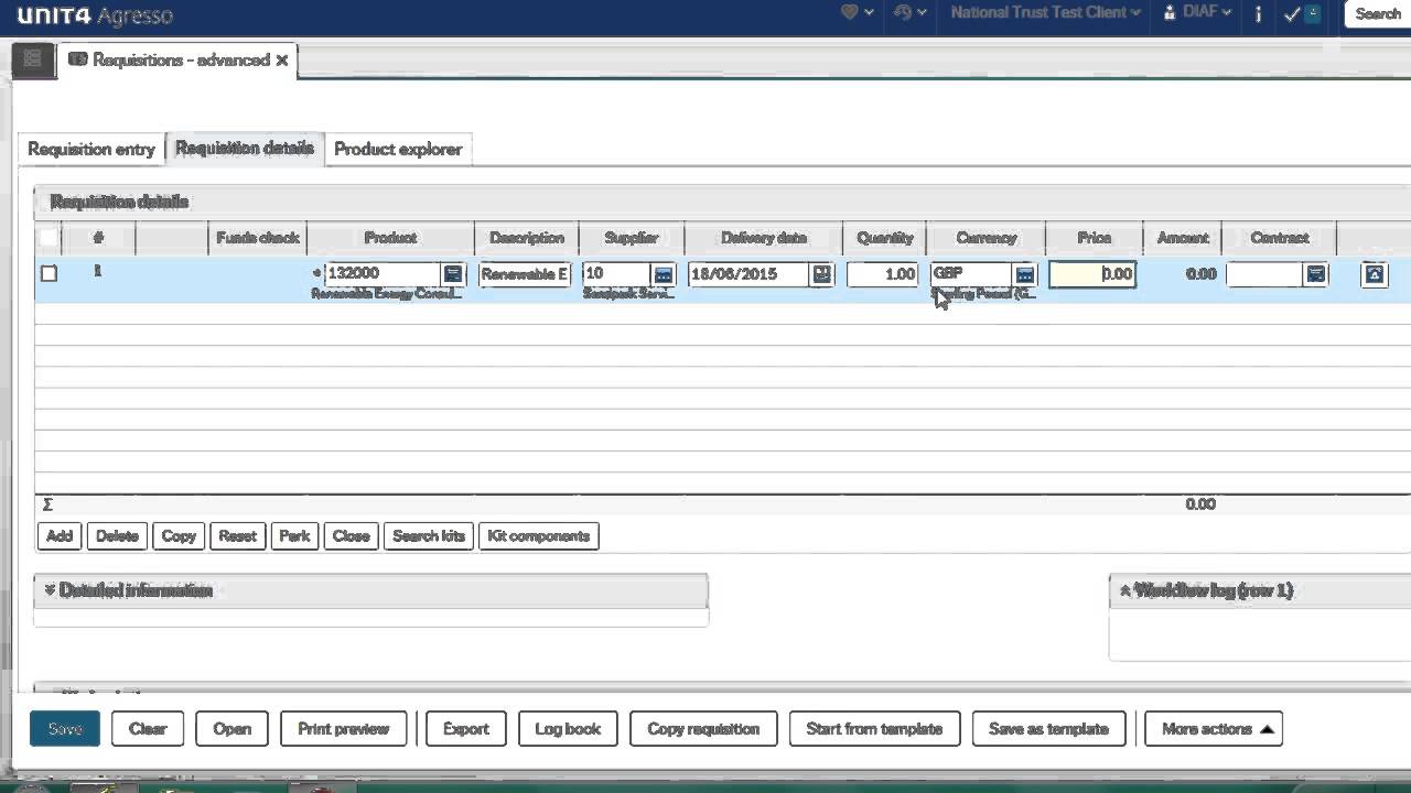 Agresso Requisitions - YouTube