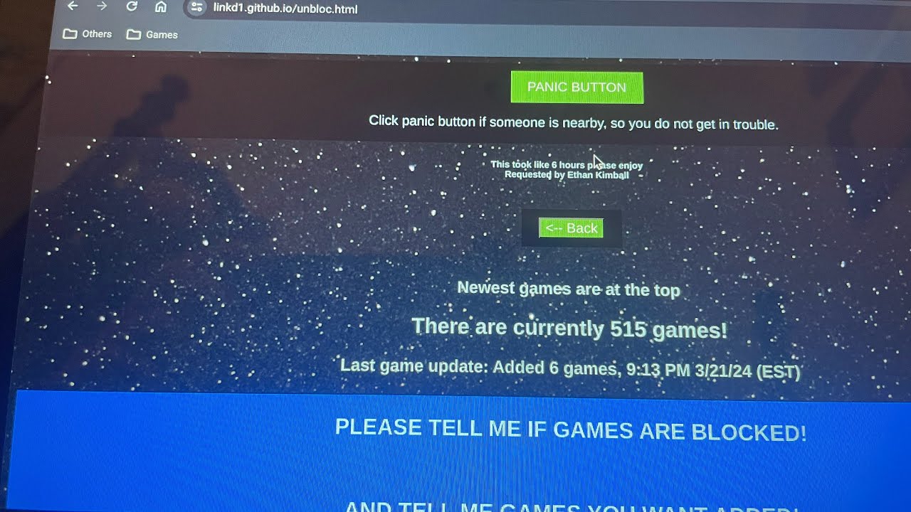 Unblocked Games Website!!!!!!!!!! Very OP 515 Games - YouTube