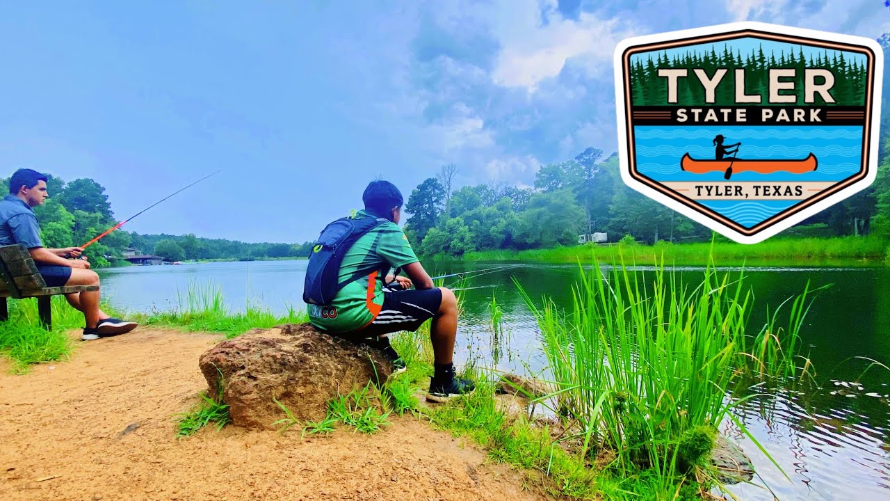 Tyler State Park 🌳| Fishing Trip Adventure 🎣 | Roadtrip 🏞️ | Rainny Day ...