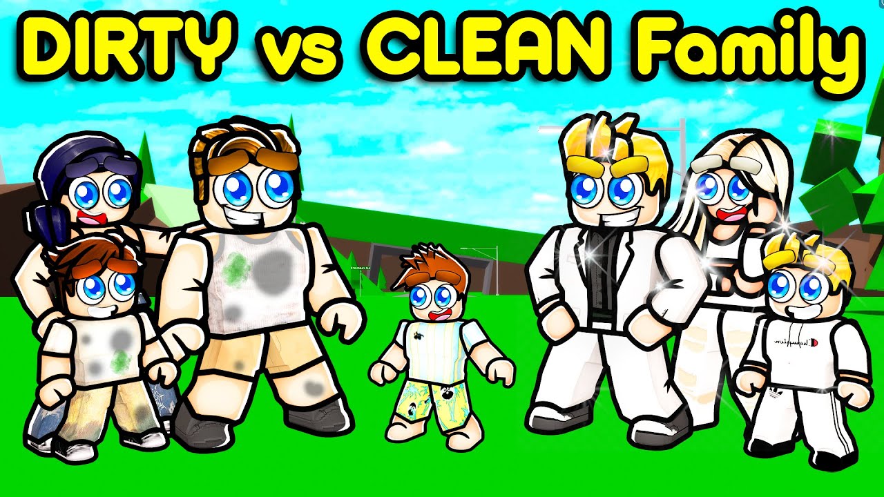 DIRTY Vs CLEAN FAMILY In Brookhaven RP.. - YouTube
