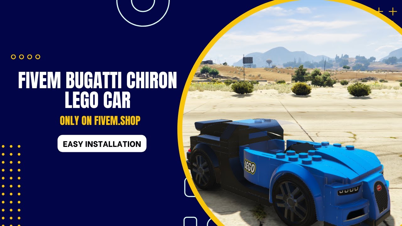 FiveM Bugatti Chiron Lego Car #fivem #cars #lego - YouTube