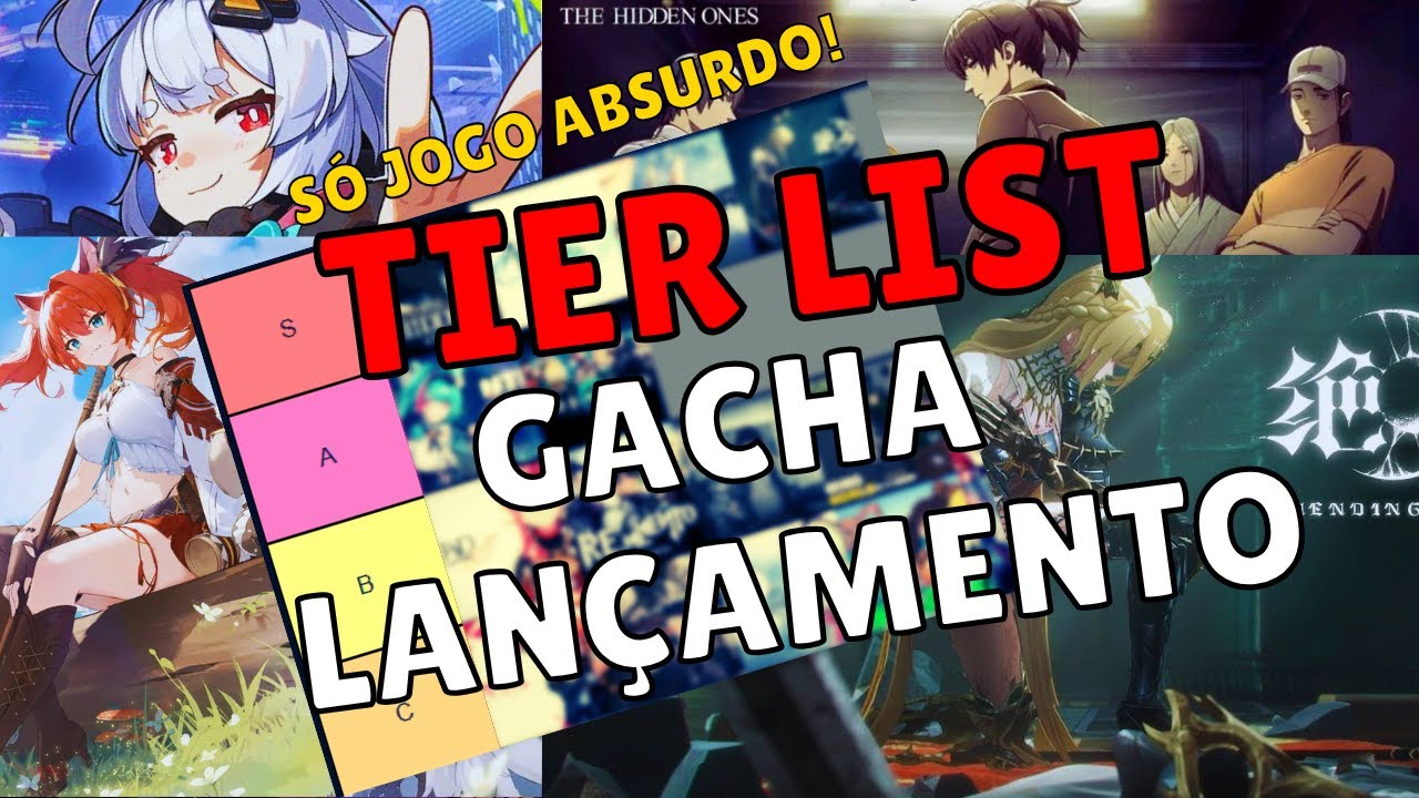 TIER LIST LANÇAMENTO GACHA 2025 ~ 2026 + TRAILERS E GAMEPLAY DOS JOGOS ...