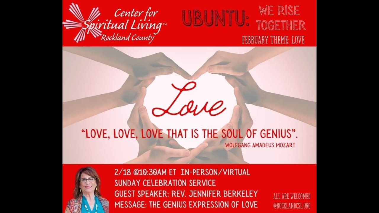 The Genius Expression of Love Rev Jennifer Berkeley February 18, 2024 Sunday Talk - YouTube
