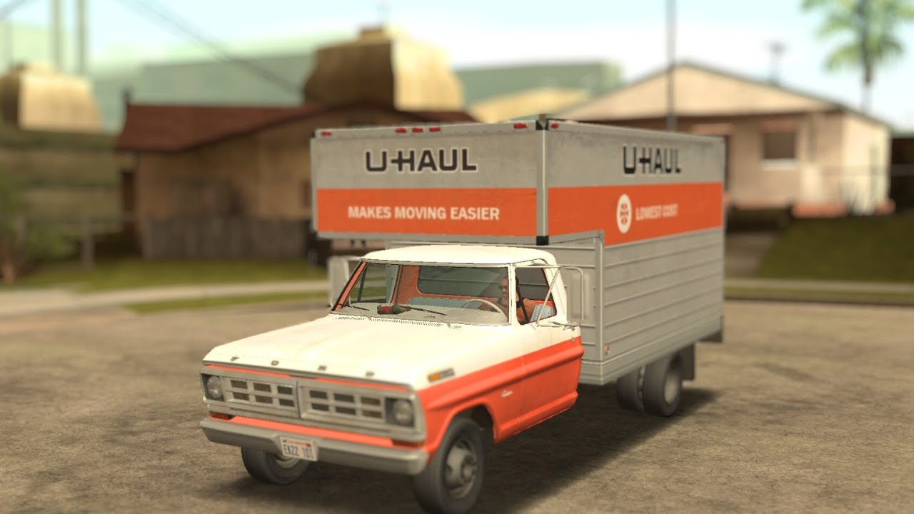 Ford F-350 U-Haul 1971 As Benson - GTA San Andreas (Truck Mod) | GTA ...