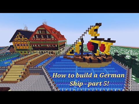 Minecraft | How to build a German Ship | #5 - YouTube
