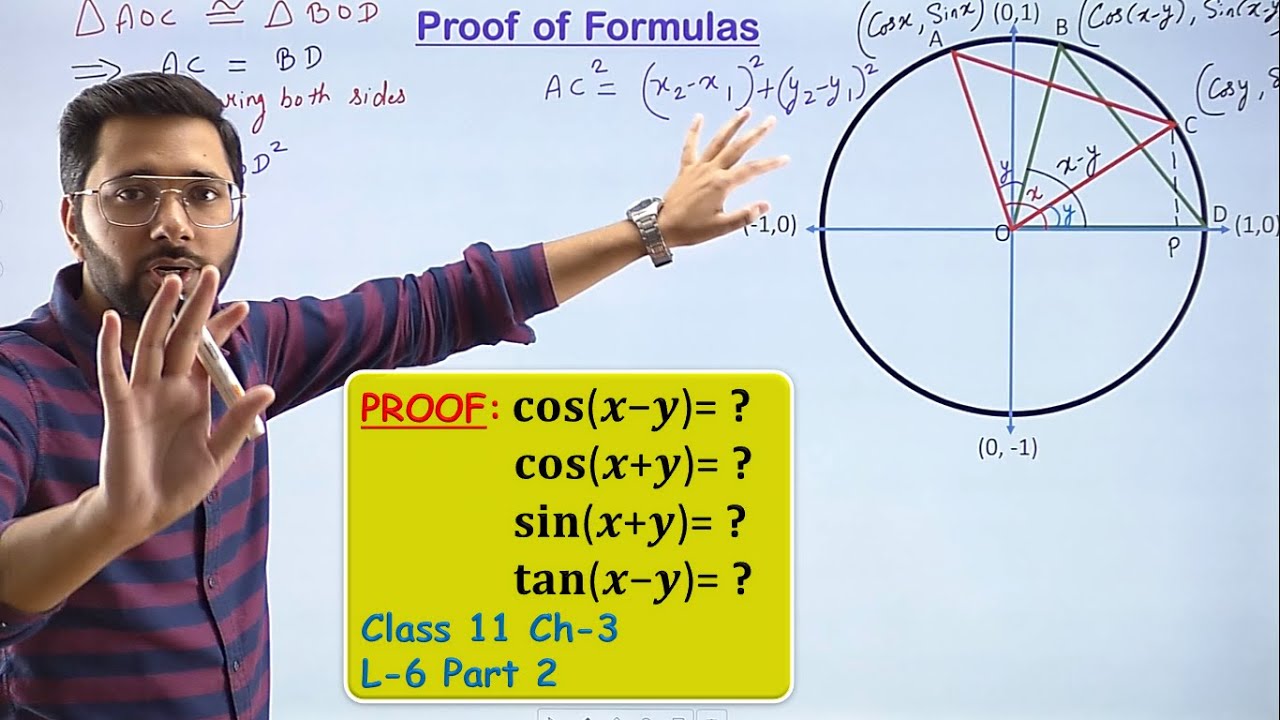 Derivation of Trigonometric Identities | Formula | Functions | Class 11 ...