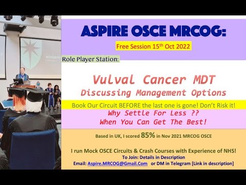 🇬🇧 MRCOG OSCE 🇬🇧 Discuss Mg Options after Gynae Onco MDT - SPT 🇬🇧 UK ...