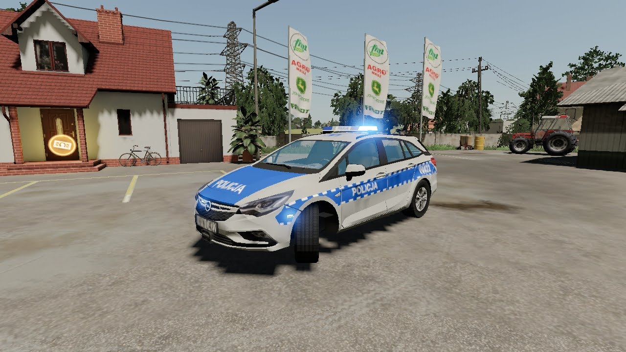 Farming Simulator 19 Opel Astra radiowóz policji [DL] - YouTube