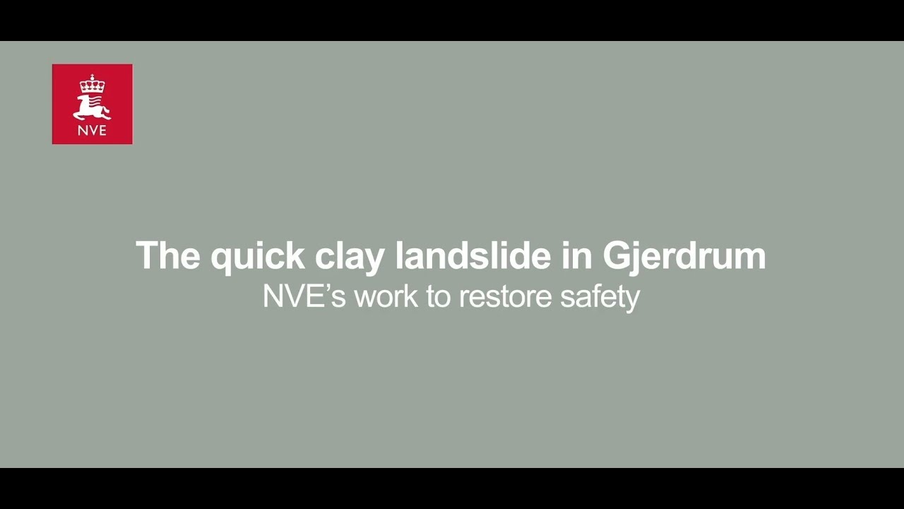 The quick clay landslide in Gjerdrum - NVE's work to restore safety ...