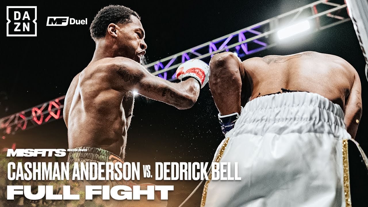 HUGE FINISH: Cashman Anderson vs Dedrick Bell | Misfits Boxing - YouTube