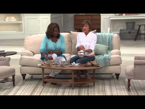 White Mountain Slip-On-Sandalen mit Doppelriemen – Helga mit Jayne Brown