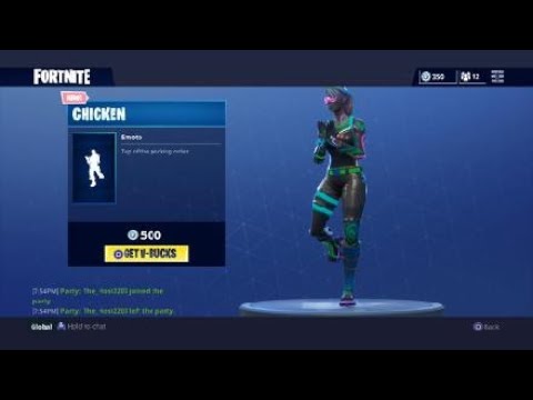 Fortnite- NEW CHICKEN DANCE - YouTube