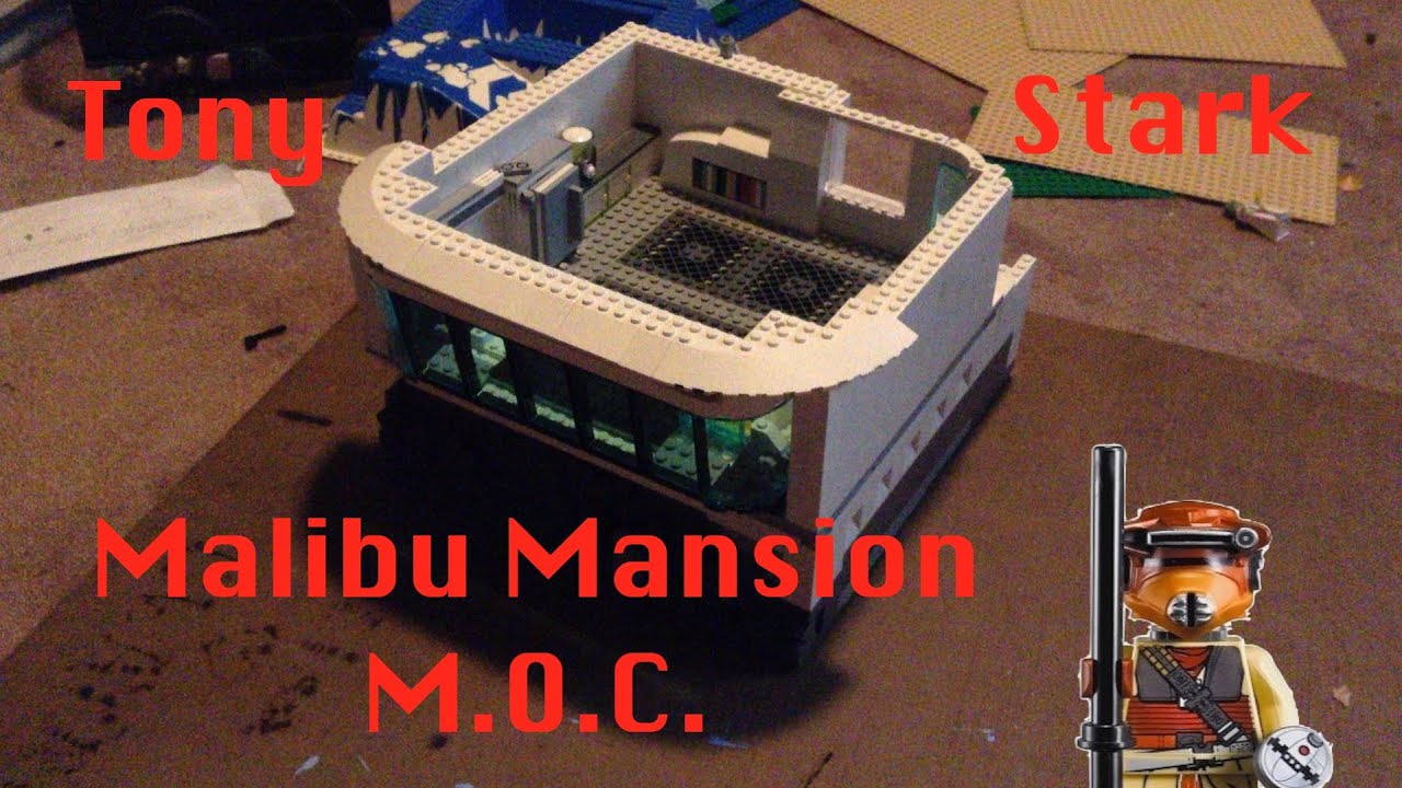 Lego MOC- Tony Stark Malibu Mansion - YouTube